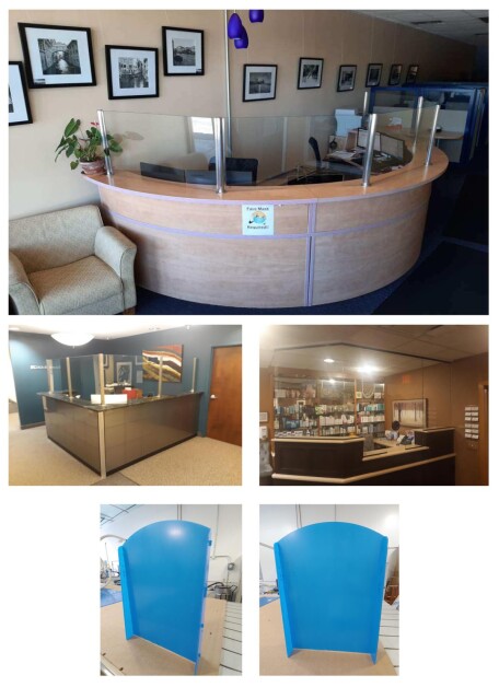 Flower City Glass Makes and Installs Covid Barriers